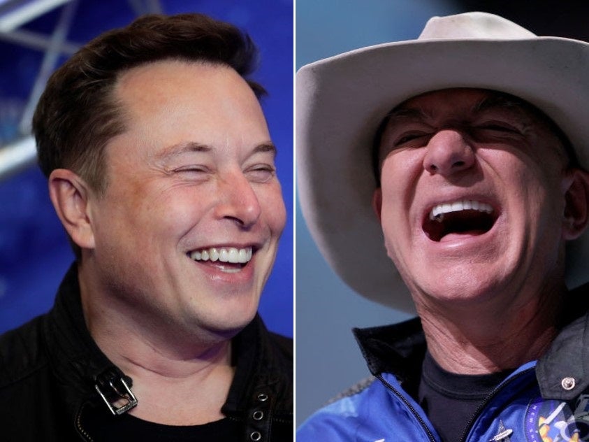 Elon Musk Mocks Jeff Bezos For ‘copying His Homework Over Blue Origin